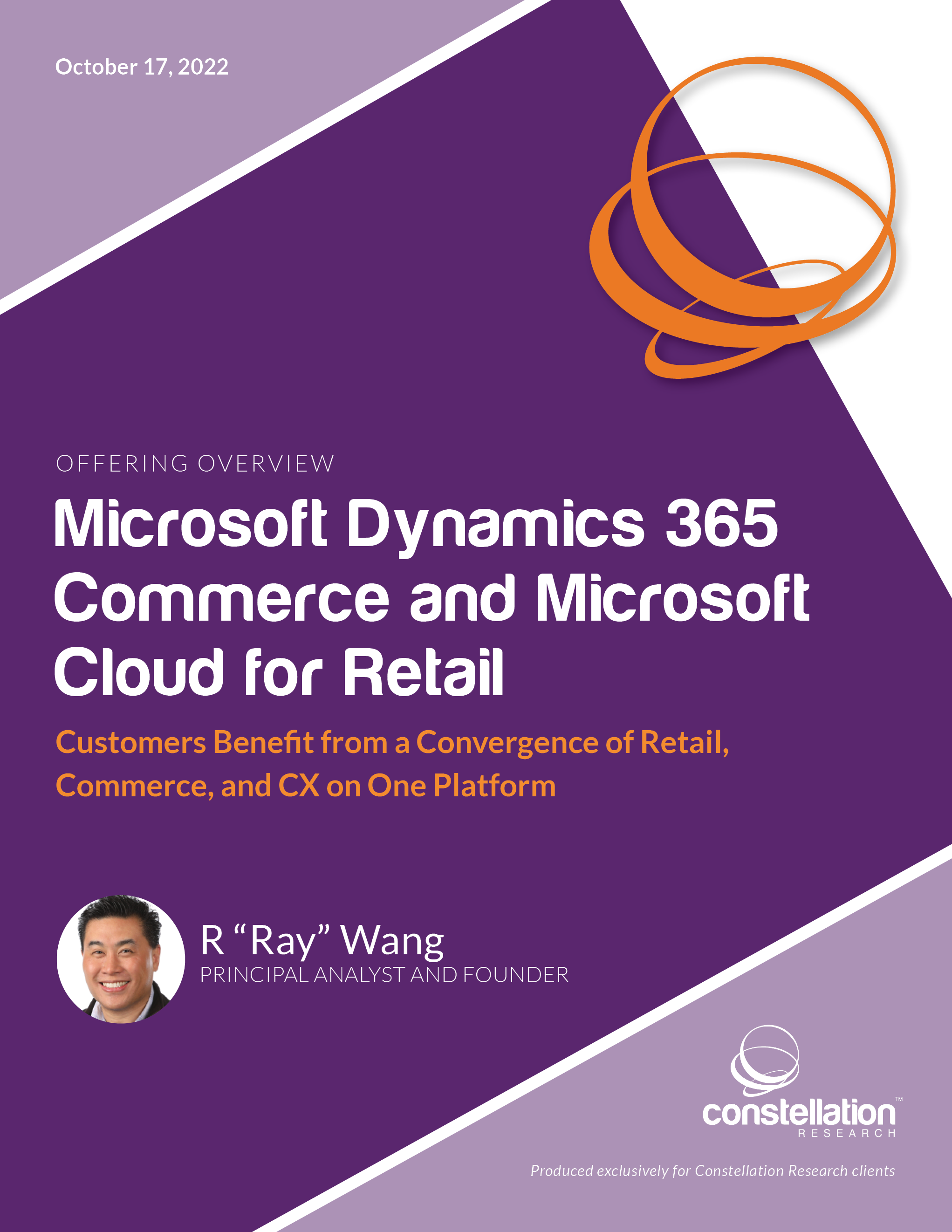 Microsoft Dynamics 365 Commerce And Microsoft Cloud For Retail Constellation Research Inc
